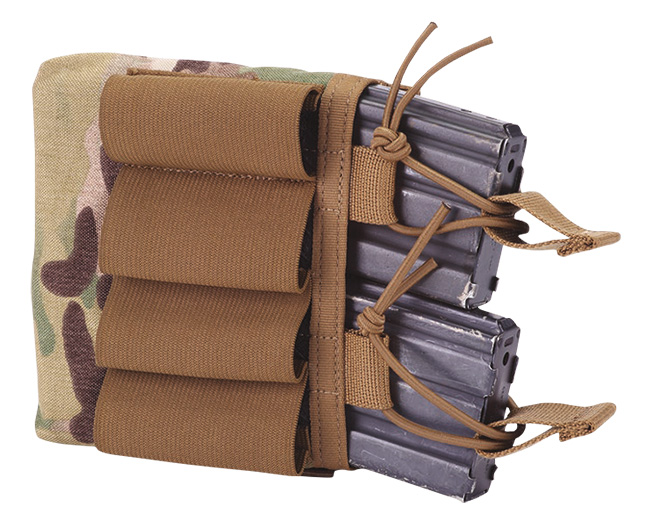POINT BLANK BODY ARMOR TIERED RIFLE MAG POUCH, TUCK STRAP, VELCRO FLAP ...